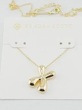 Kendra Scott | Jewelry | Kendra Scott Polished Letter Necklace | Poshmark